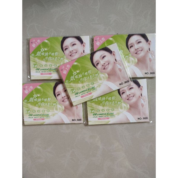 Jual kertas minyak wajah/ oil control tissue | Shopee Indonesia