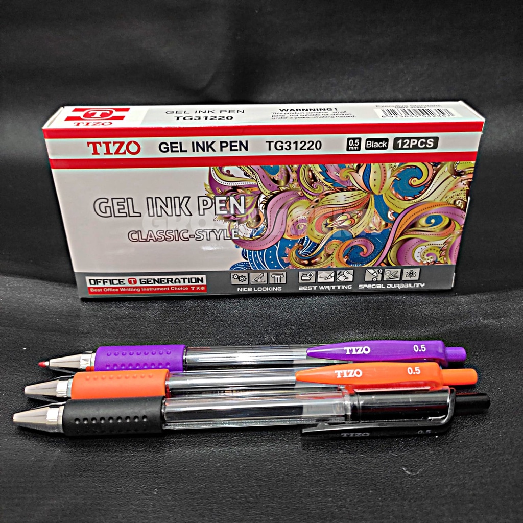 Jual PULPEN, PULPEN GEL, BOLPEN GEN, BOLPOINT TG 31220 TIZO | Shopee ...