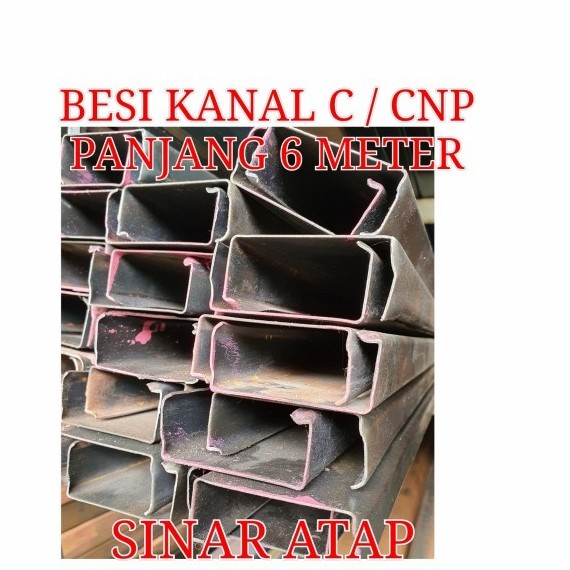 Jual BESI CNP / KANAL C 150 TINGGI 4cm TEBAL 2mm full PANJANG 6 M ...