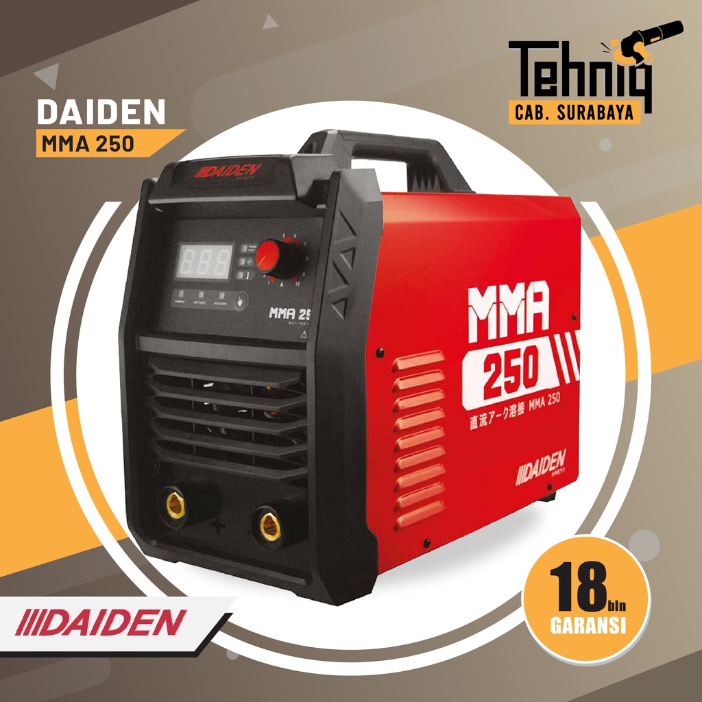 Jual Mesin las Daiden Welding Inverter / Machine ( Mesin Las ) MMA 250 ...