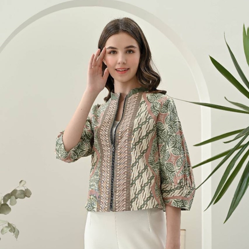 Jual Outer Batik 135 Series / Jaket Batik wanita/ Seragam Batik ...