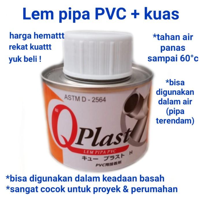 Jual Lem Pipa Lem Pvc 400Gr + Kuas (Kualitas Terjamin) (Merekat Dalam ...