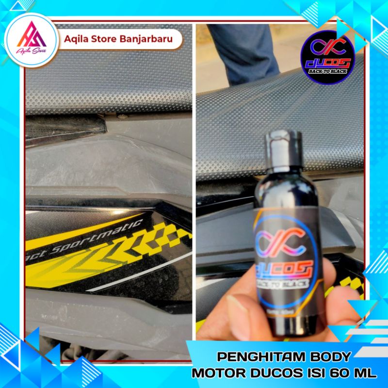 Jual DUCOS Back to black isi 60 ml / Penghitam Body Motor Kusam ...