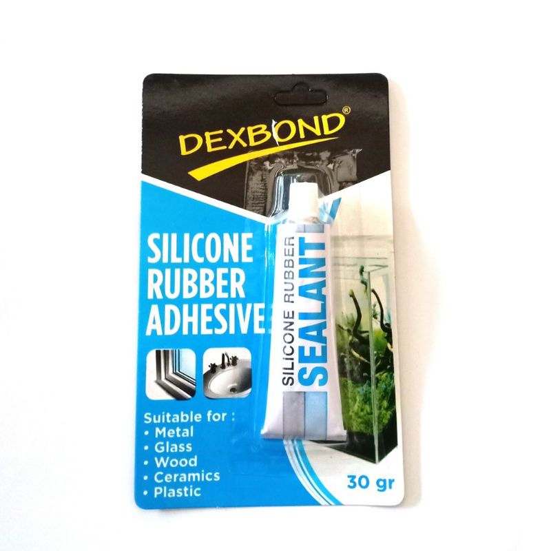 Jual Lem Kaca Sealant DEXBOND / Lem Silicone Rubber Adhesive / Lem Kaca ...