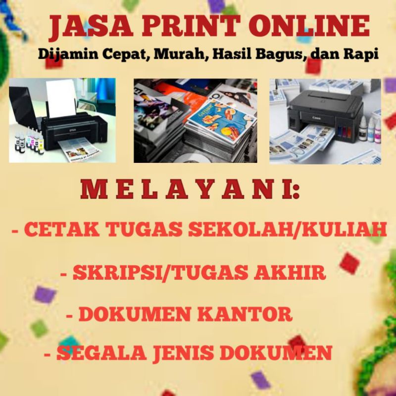 Jual Jasa Print Online A4 | Shopee Indonesia
