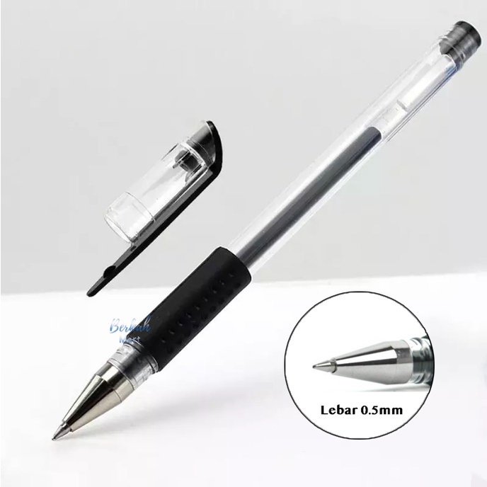 Jual Pulpen 0.5Mm Hitam Tinta Pena untuk Menulis Alat Tulis ...