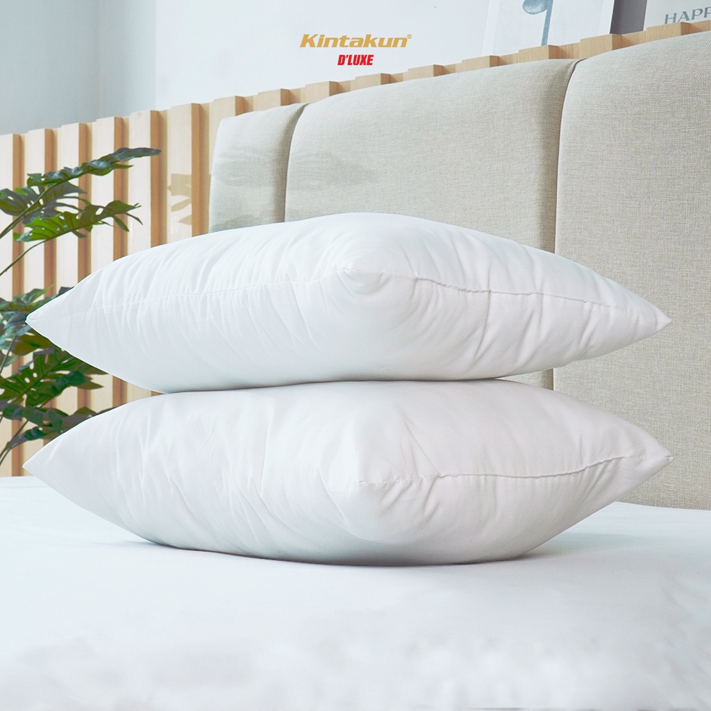 Jual Bantal Dacron DLUXE Lite White 40 x 60 | Shopee Indonesia
