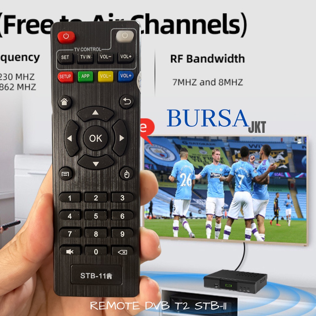 Jual REMOTE SET TOP BOX STB - 11 RECEIVER MULTIFUNGSI ANDROID MXQ MX10 ...
