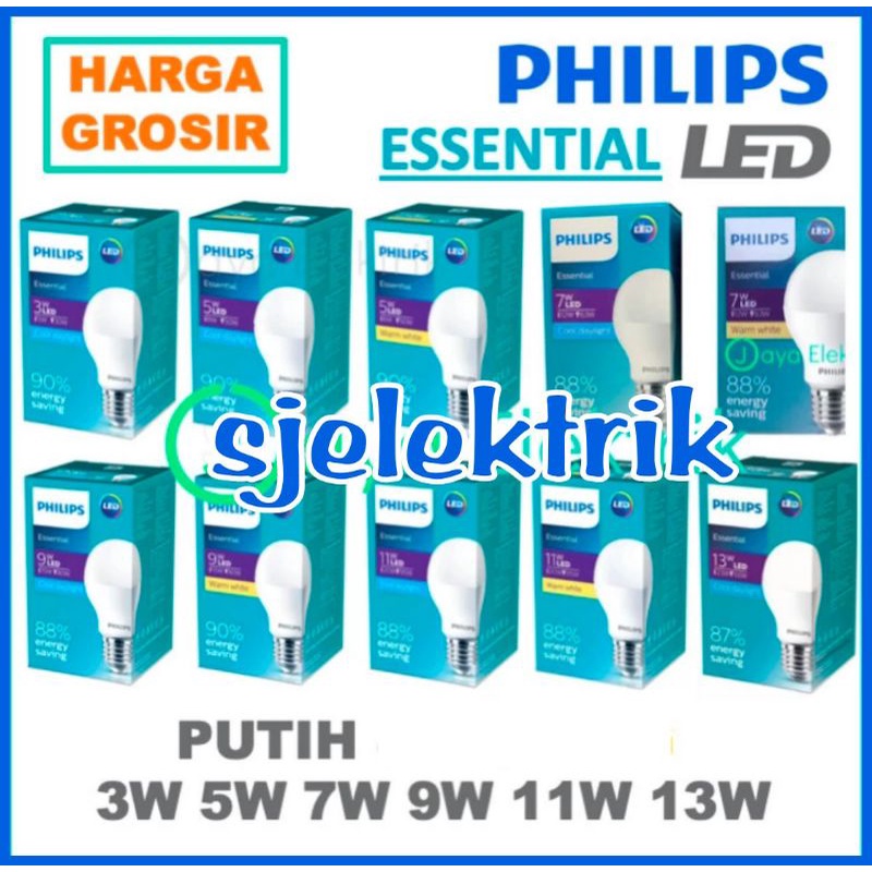 Jual Lampu LED PHILIP Phillips 3W 4W 6W 8W 10W 12W 14.5W Lampu LED PHILIPS Murah Meriah Grosir ...