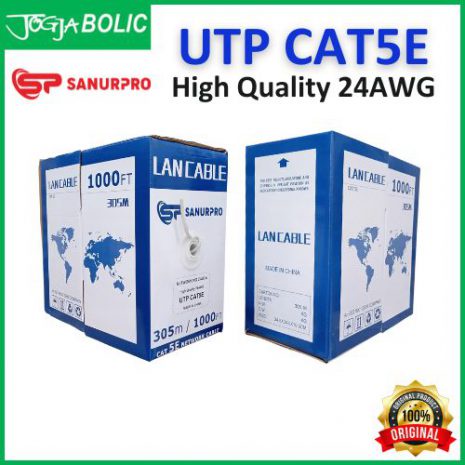 Jual Sanurpro UTP Cat5e (roll) | Shopee Indonesia
