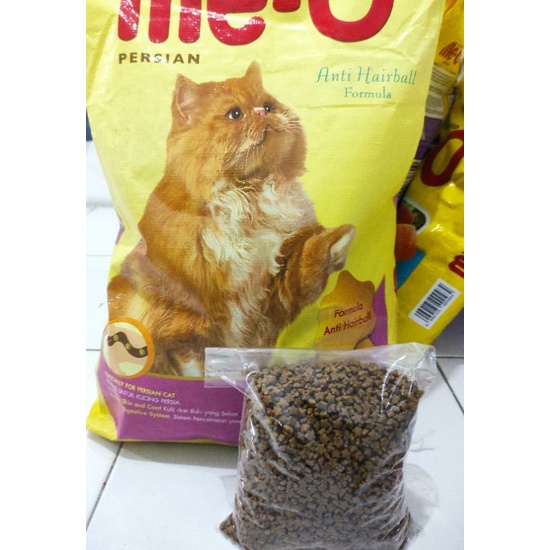 Jual Meo Persian Adult / Kitten Anti Hairball Kemasan Repack 1 Kg ...