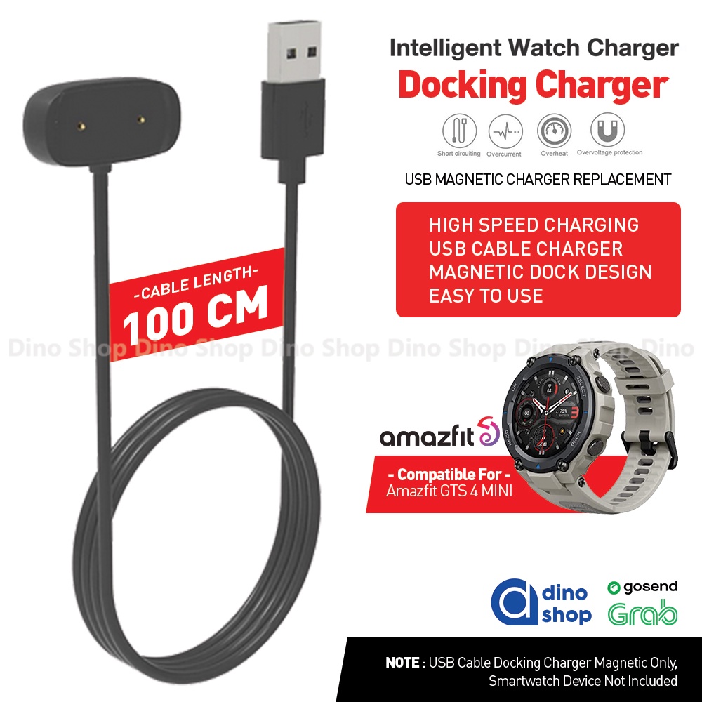 Jual Dock Charger USB Cable For Amazfit T-rex TREX PRO Kabel Cas ...
