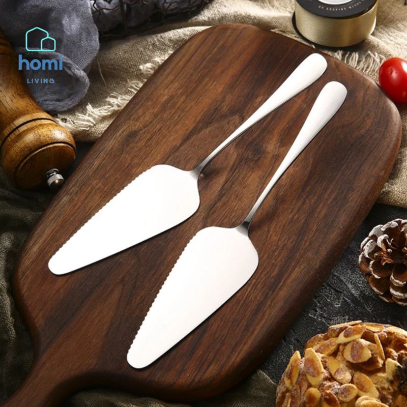 Jual HOMI - Sendok Pisau Segitiga Pemotong Kue Lapis Bolu Tart Cake ...