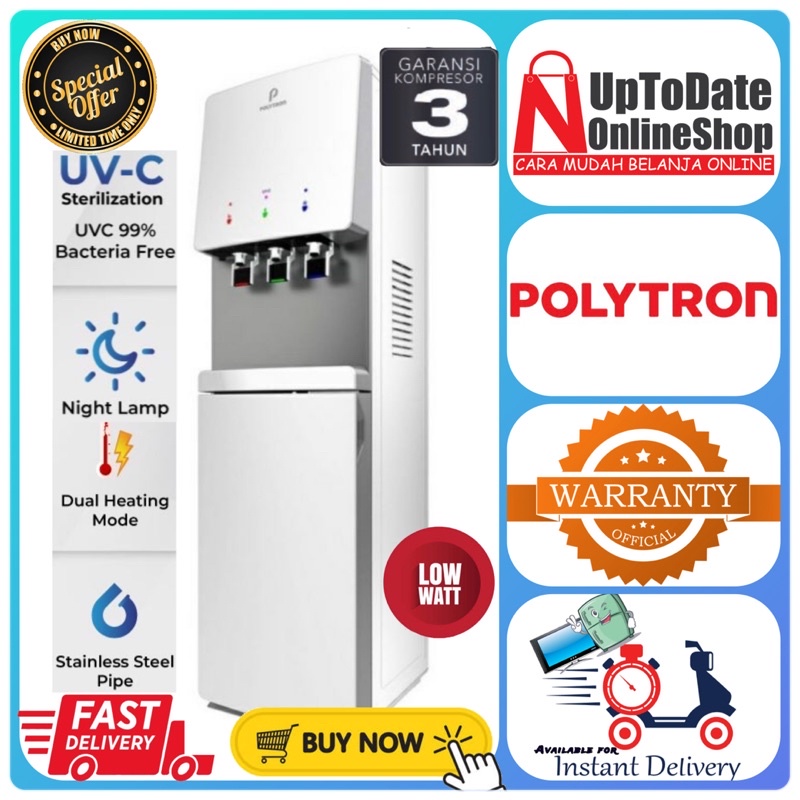 Jual POLYTRON DISPENSER GALON BAWAH PWC778 UV PWC-778 UV HYDRA UV-C ...