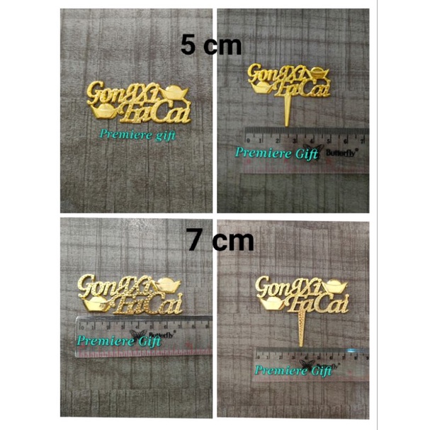 Jual cake topper/tulisan gong xi fa cai | Shopee Indonesia