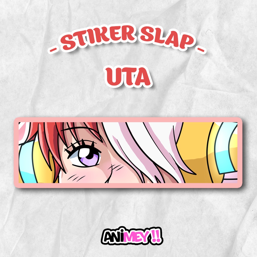 Jual Stiker Slap Uta One Piece / Sticker Slap Waterproof | Shopee Indonesia