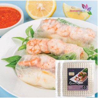 Jual Rice Paper Bulat 100gr (10 lembar) / Banh Trang High Quality Rice ...