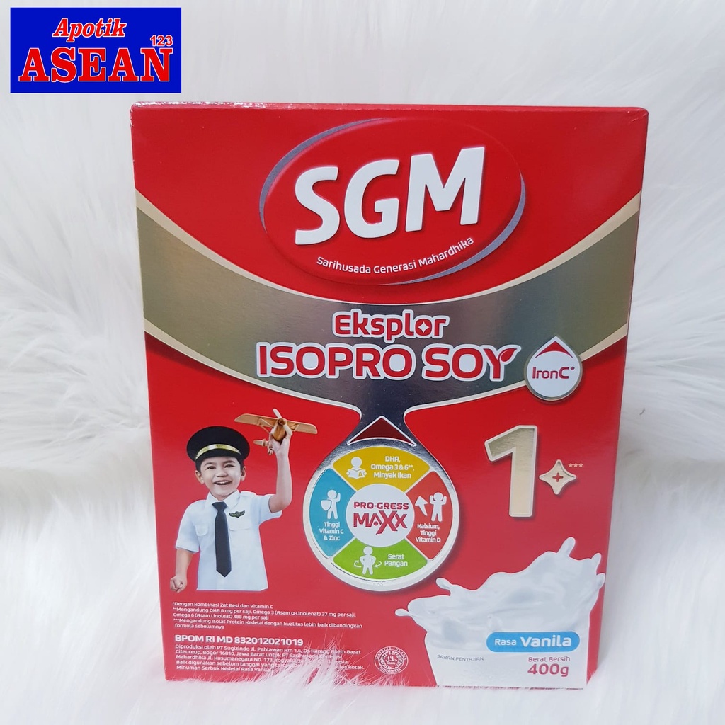 Jual SGM EKSPLOR ISOPRO SOY 1+ RASA VANILLA DAN MADU ISI 400GR | Shopee Indonesia