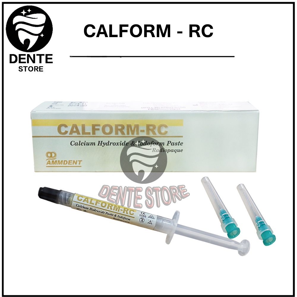 Jual CALFORM RC CALCIUM HYDROXIDE + IODOFORM PASTE | Shopee Indonesia