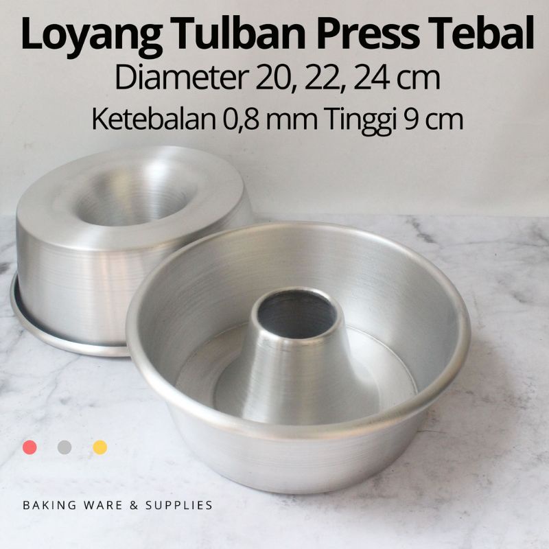 Jual Loyang Bolu Baking pan / loyang Tulban / loyang polos / loyang ...