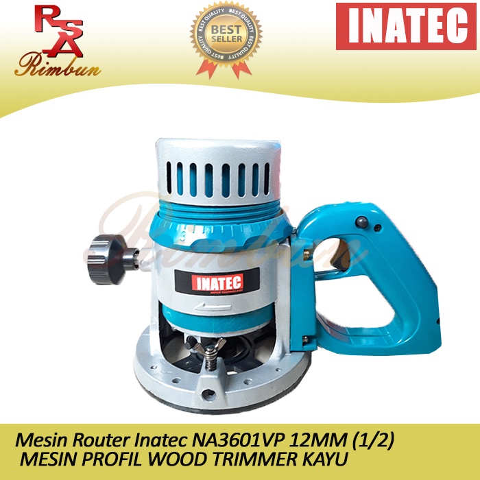 Jual MESIN PROFIL WOOD TRIMMER KAYU Router Inatec NA3601VP 12 MM (1/2) | Shopee Indonesia