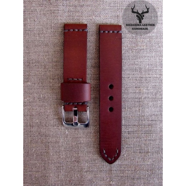 Jual STRAP JAM TANGAN KULIT ORIGINAL/STRAP JAM TANGAN KULIT HANDMADE ...