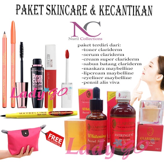 Jual Clariderm Astringent Alkohol No 3 ORIGINAL/Serum/ Cream Claridem ...