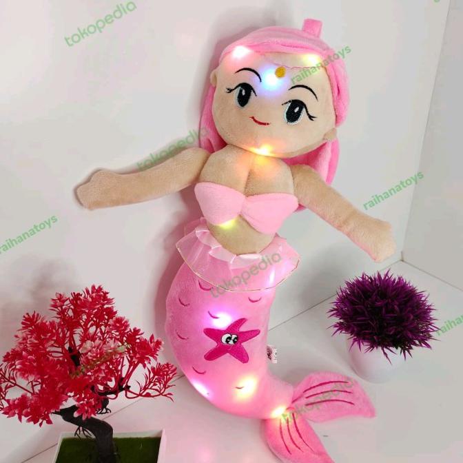 Jual Boneka Mermaid Ratu Queen Putri Duyung Import LED dapat Menyala ...