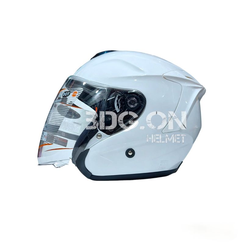 Jual HELM INK DYNAMIC SOLID PUTIH WHITE GLOSS ORIGINAL | Shopee Indonesia