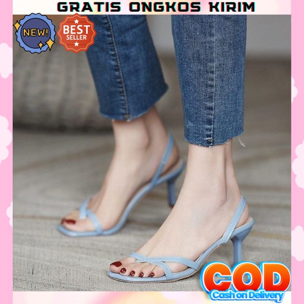 Jual Sepatu Pesta Wanita Heels Sepatu Sandal Wanita High Heels Kekinian ...