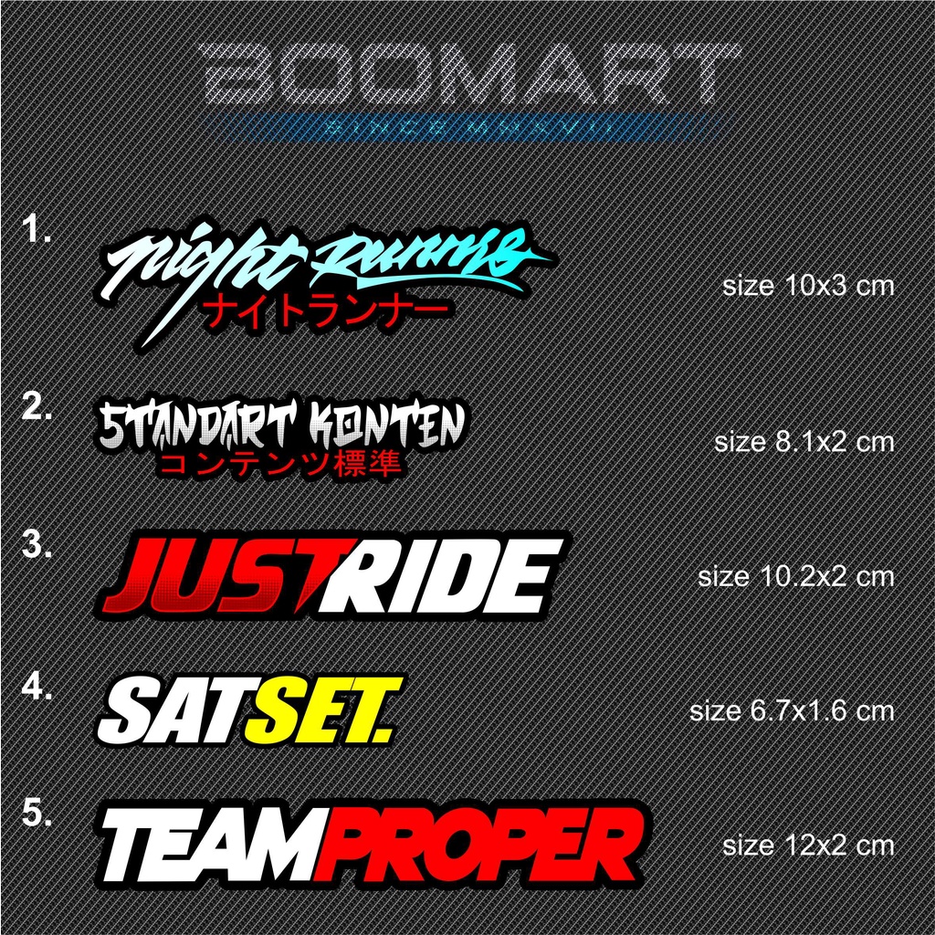 Jual STICKER RACING MOTOR KEREN NGABERS | Shopee Indonesia