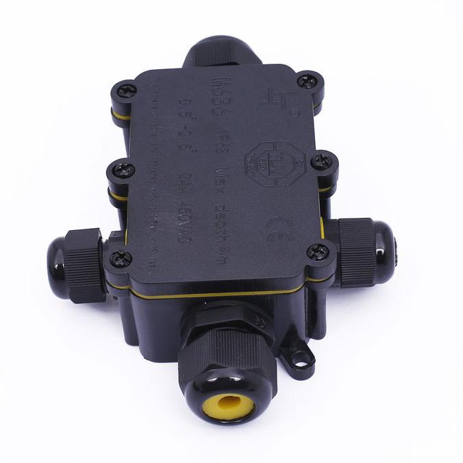 Jual Junction Box Connector Waterproof 4 Ways - M686-4 - Cabang Kabel ...