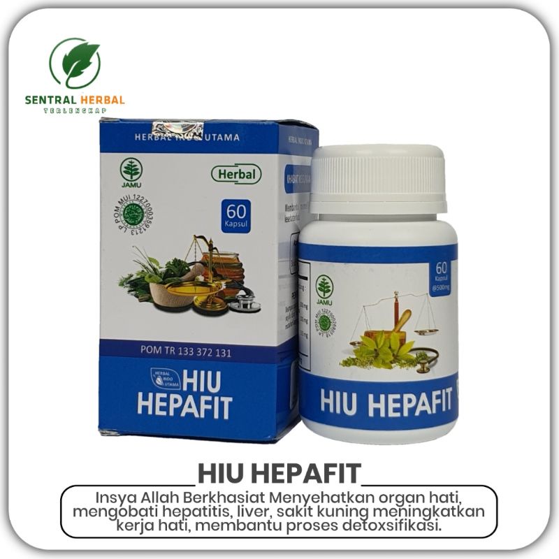 Jual Hiu Hepafit Herbal Indo Utama Untuk Hepatitis isi 60 Kapsul ...