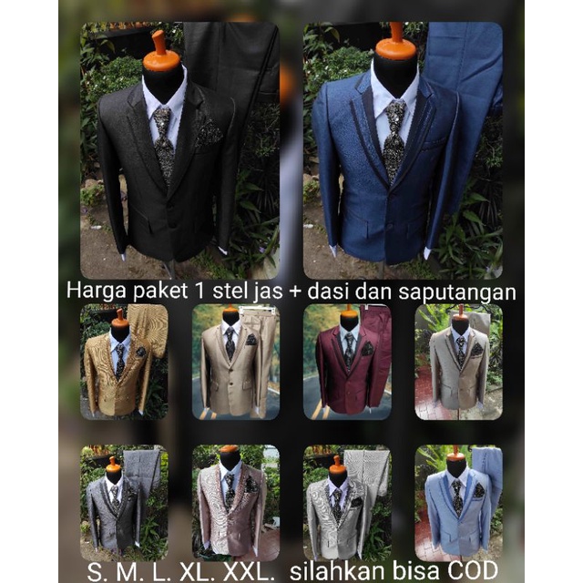 Jual HARGA PAKET 1 STEL JAS DASI dan SAPUTANGANNYA ( SIZE S M L XL XXL ...