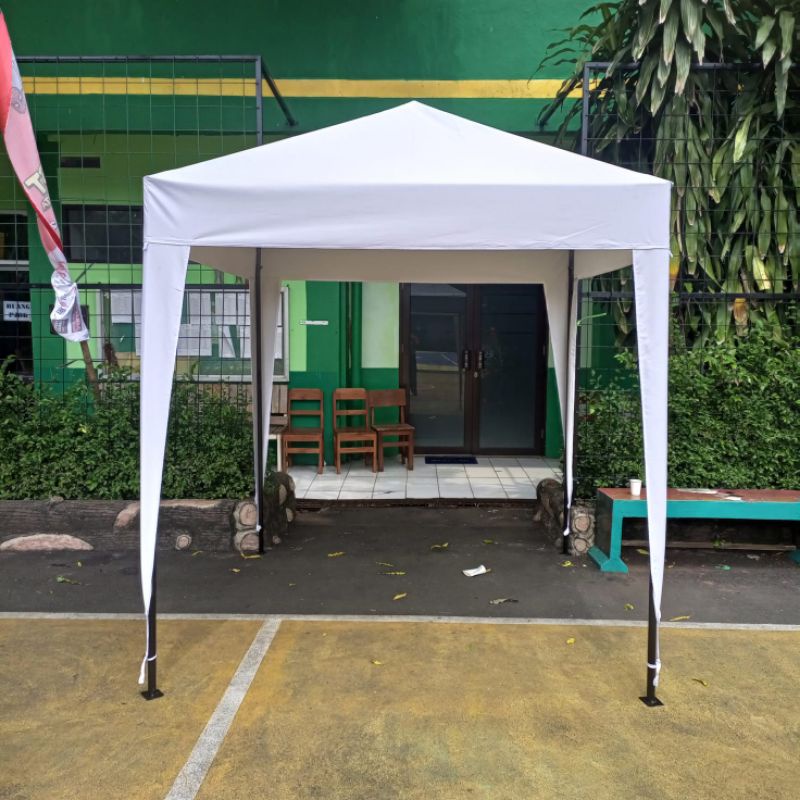 Jual Tenda cafe sistem bongkar pasang FULL SET uk. 2x2 murah meriah | Shopee Indonesia