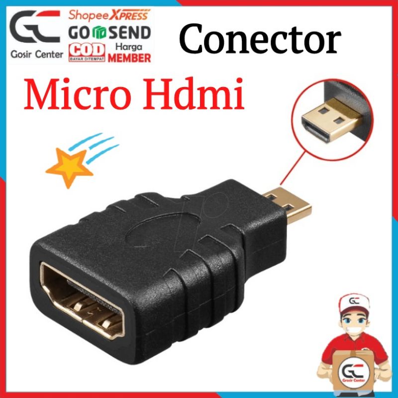 Jual CF1G | Conector MICRO Hdmi To Hdmi | ZK | Shopee Indonesia