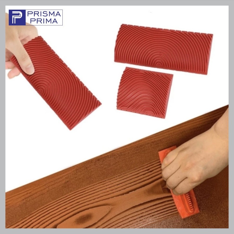 Jual Kuas Cat Tekstur Motif Kayu Rubber Wood Grain Texture Pattern ...