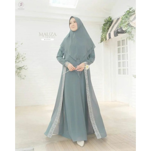 Jual Gamis Syari Cerutybabydoll Terbaru/Mauza Syari + Khimar/Gamis Set Khimar/Gamis Muslim Plus ...