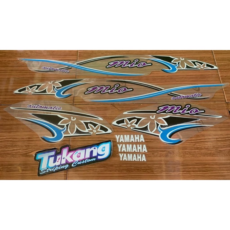 Jual striping mio bunga 2004/2005 transparan dan non transparan motif ...