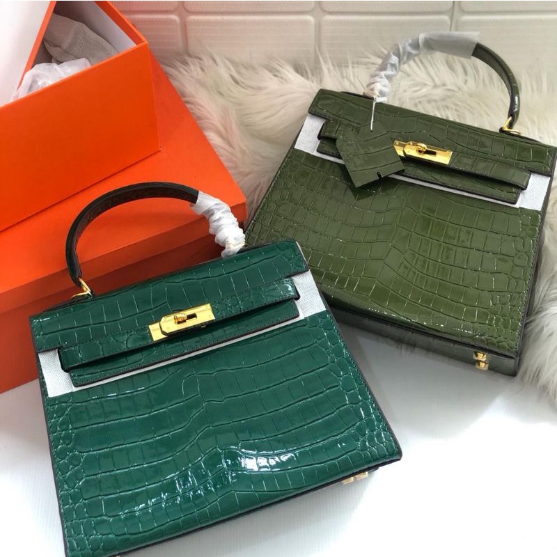 Jual TAS KLY CROCO 28CM (SERI TF) LOOK PREMIUM | Shopee Indonesia
