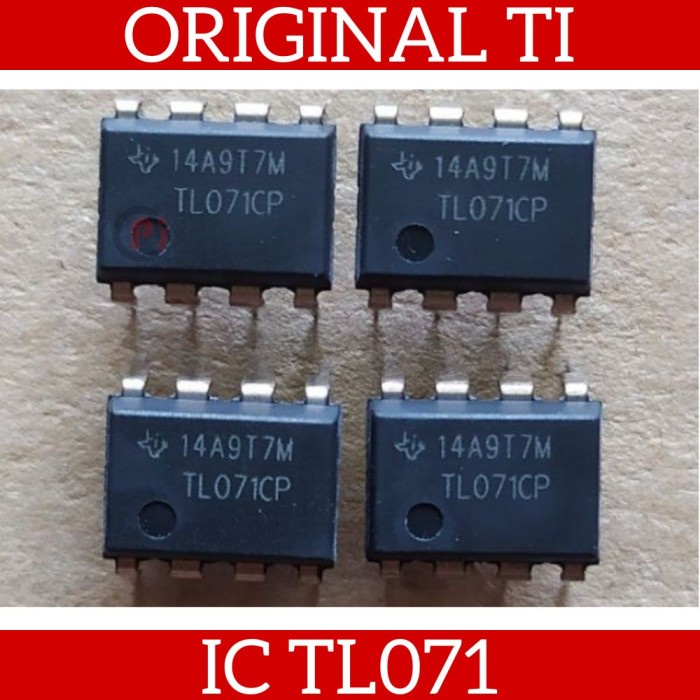 Jual Original TL071 TL 071 Low Noise Operational Amplifier IC DIP Op AMP | Shopee Indonesia