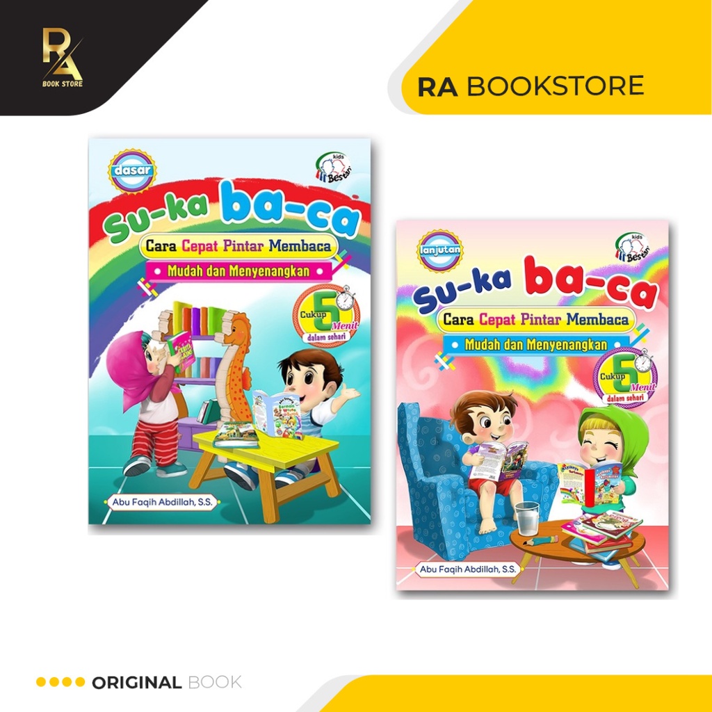 Jual Buku Belajar Membaca TK/Paud - Suka Baca Dasar dan Lanjutan - Buku ...
