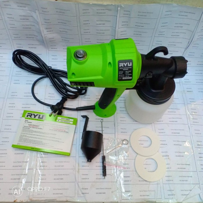 Jual RYU - SPRAY GUN ELEKTRIC RSE 800 RYU - ALAT CAT LISTRIK RYU RSE ...