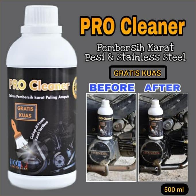 Jual Cairan Pembersih Karat Besi Stanlesh Paling Ampuh Procleaner 500 Ml | Shopee Indonesia