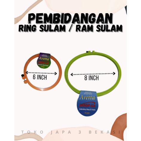 Jual Pembidangan/Ring Sulam/Ram Sulam/Embroidery Hoop | Shopee Indonesia