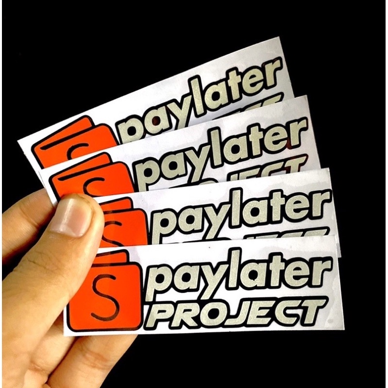 Jual Stiker Sticker Cutting Shoppe Pay Latter Edition | Shopee Indonesia