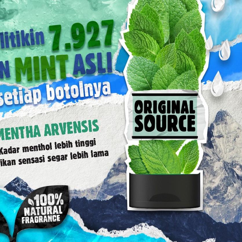 Jual SALE!!Original Source Body Wash Mint & Tea Tree - Sabun Cair Vegan ...