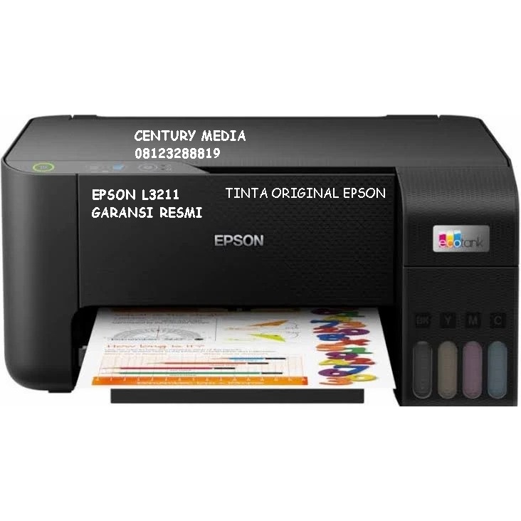 Jual Eco Tank Printer Epson L3211 Epson L-3211 All-in One Ink Tank Printer | Shopee Indonesia