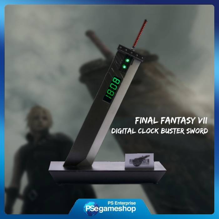 Jual FINAL FANTASY VII REMAKE Digital Clock BUSTER SWORD | Shopee Indonesia