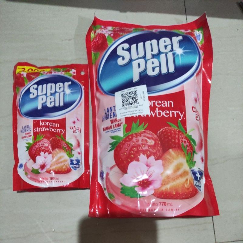 Jual Super pell korean strawberry lemon rose 100 ml /280 ml / 770 ml ...